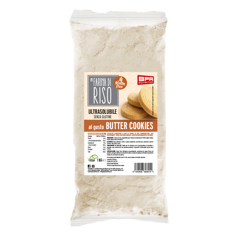 BPR Farina di riso 1kg Butter cookies – Monster Nutrition
